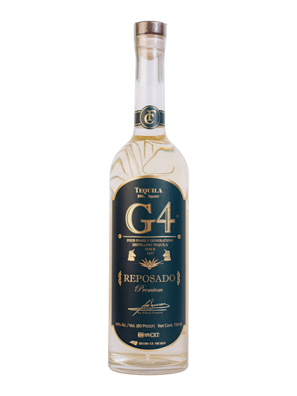 Tequila G4 Reposado 80 proof – NOM170